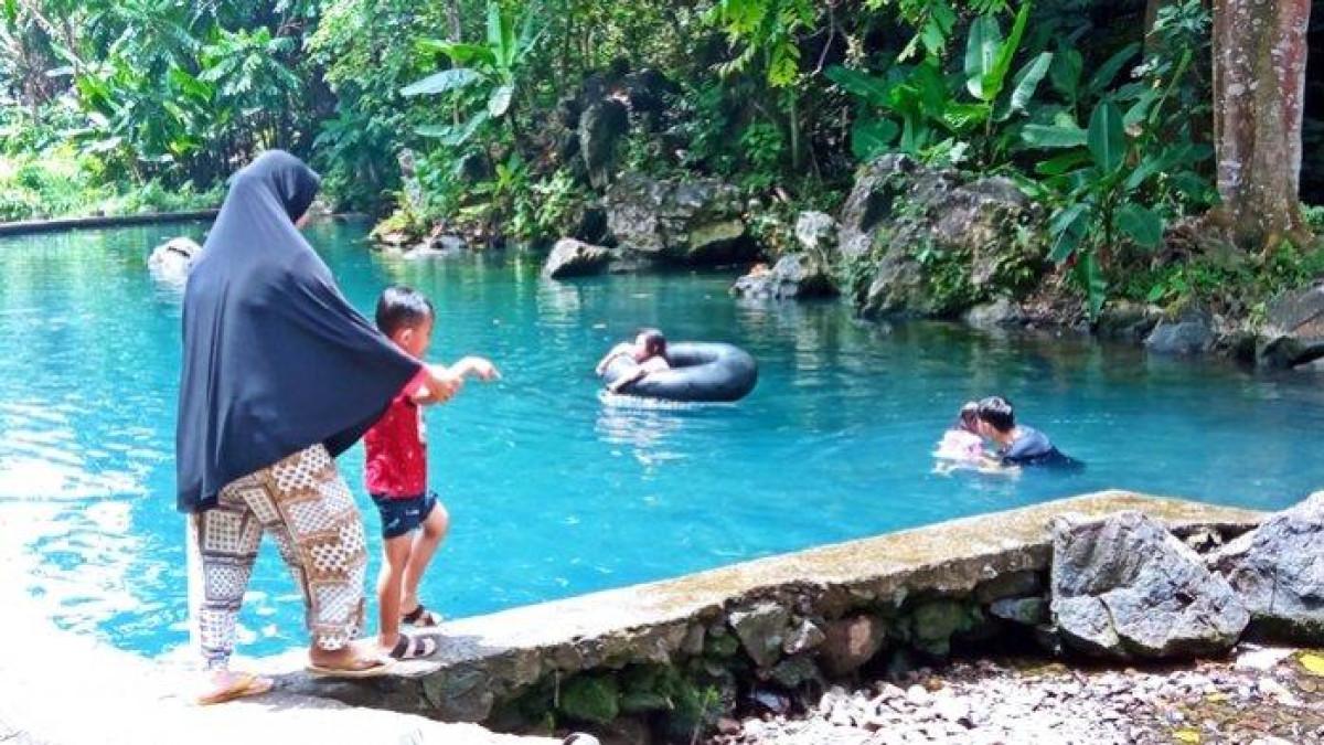 Wisata Alam Mencar Jaya di Jayapura, OKU Timur, Sumsel: Pemandian Asri ...